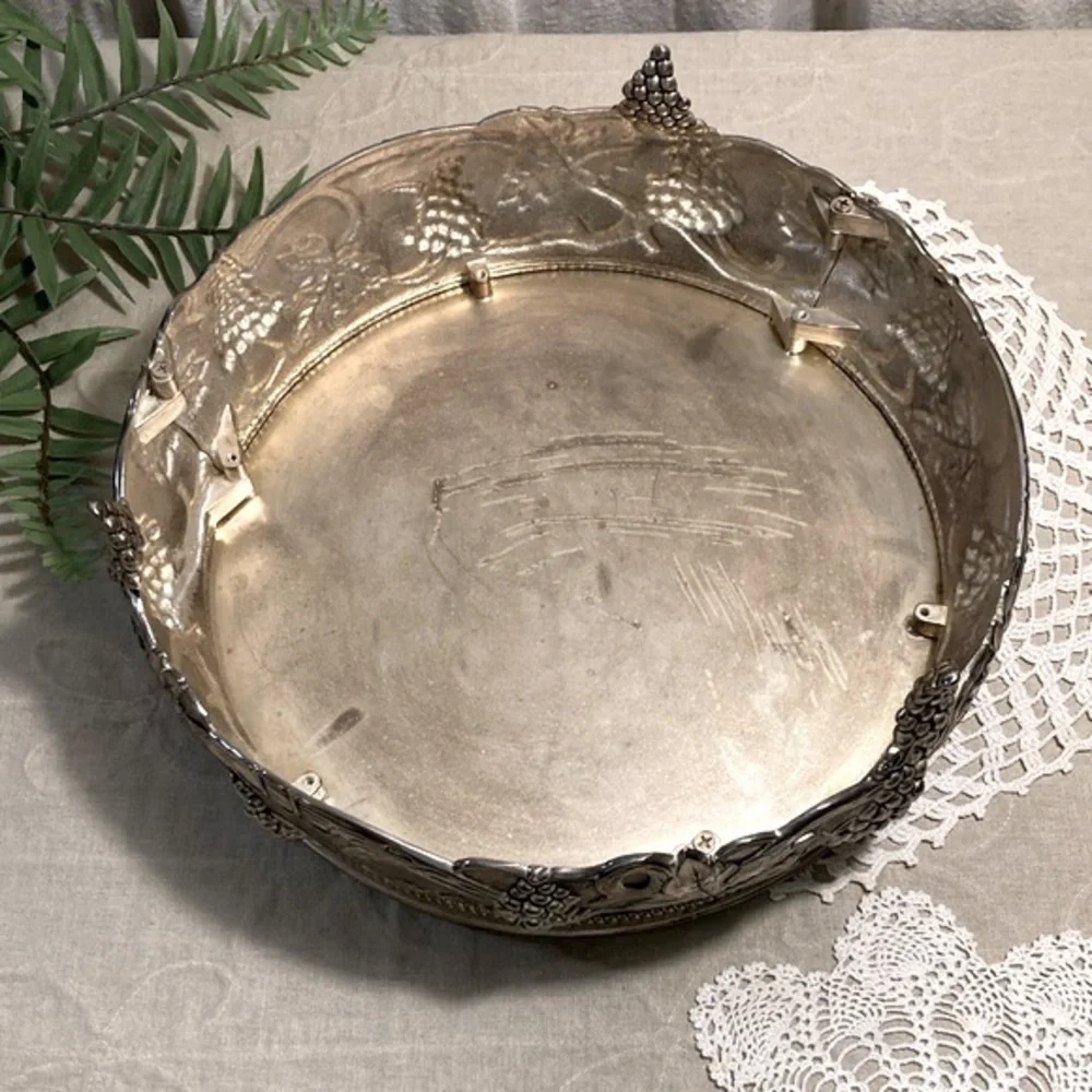 Godinger | Accents | Vintage Godinger Silver Plated Mirrored Plateau ...